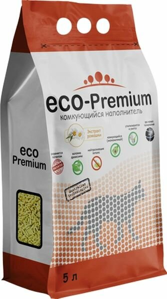 ECO-Premium 88960 Наполнитель комкующийся экстракт Ромашки 5л