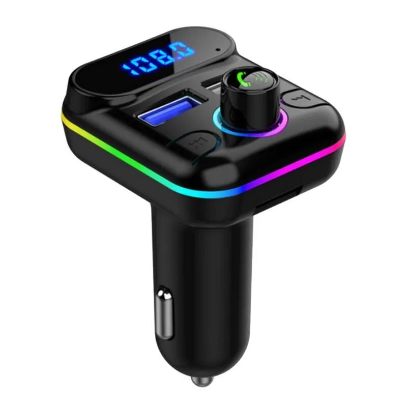Запчасти ГРМ автомобиля, арт. Автомобильный Hands-Free M33 Bluetooth-совместимый 5.0 FM-передатчик Двойной USB-зарядное устройство Комплект MP3-модулятора Плеер Дисковый проигрыватель, 1 шт.