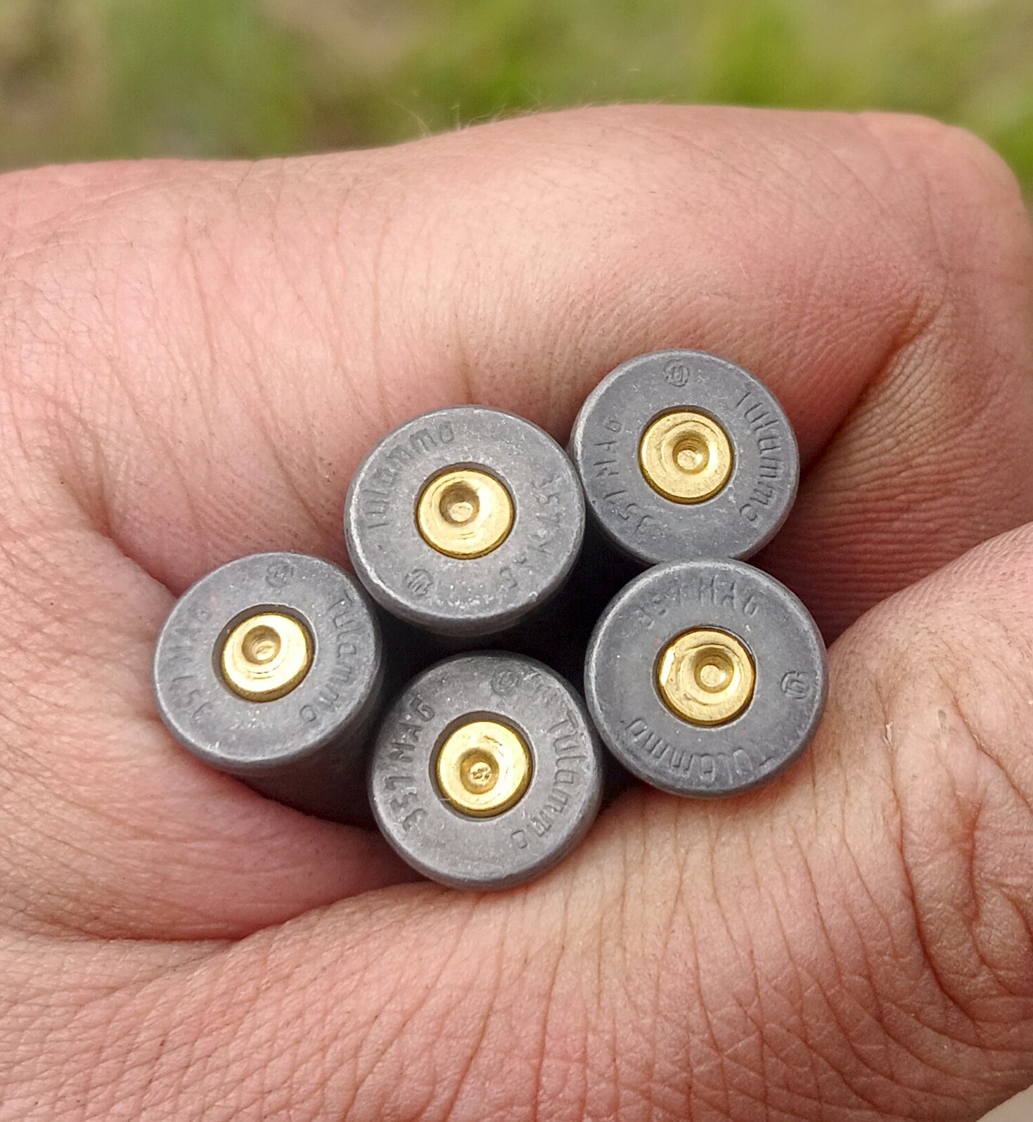 Стрелы 357 Magnum, стальные, полимерное покрытие, отнострелы 30 штук