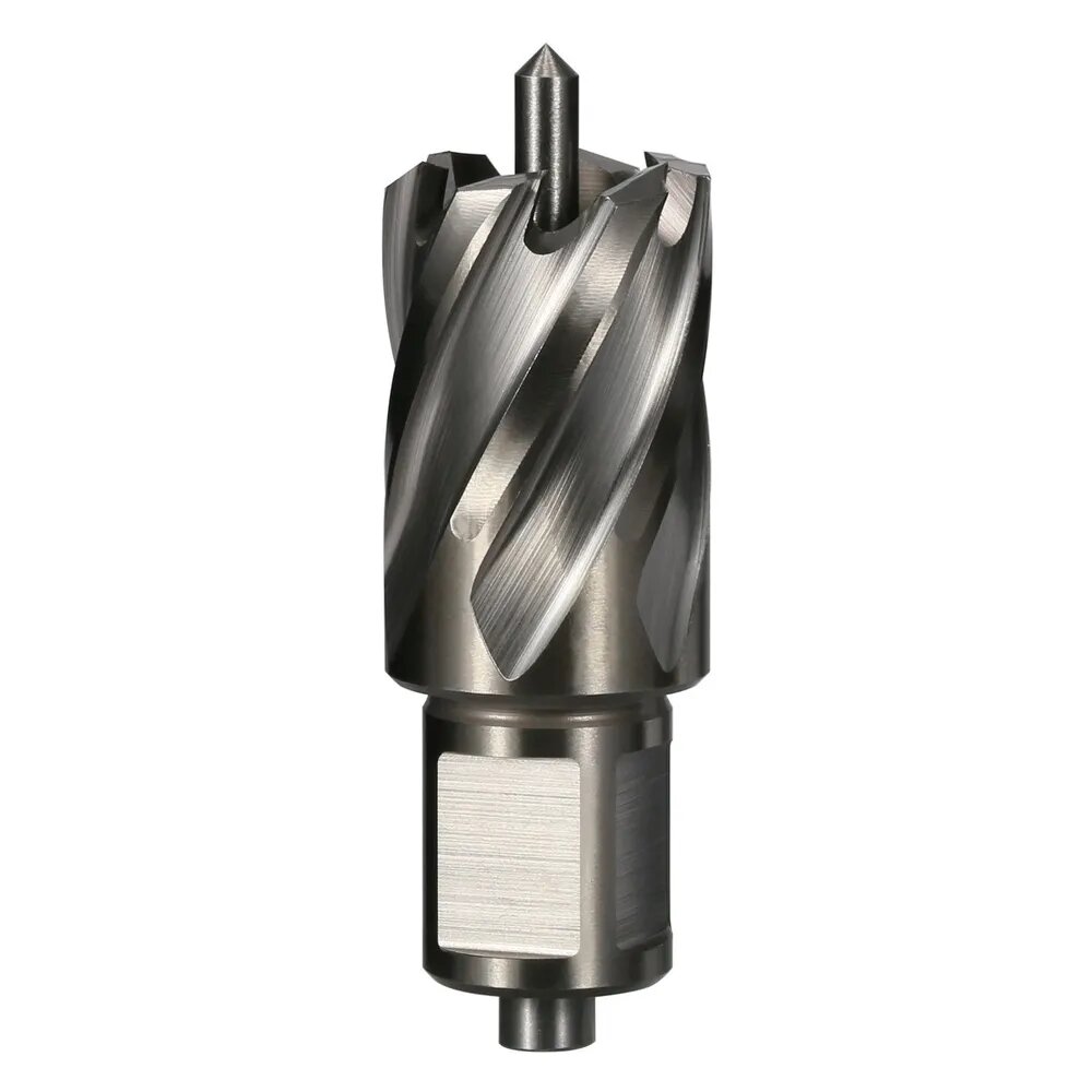 Сверло корончатое по металлу 25X30mm HSS Weldon 19mm из быстрорежущей стали / Кольцевая фреза по металлу