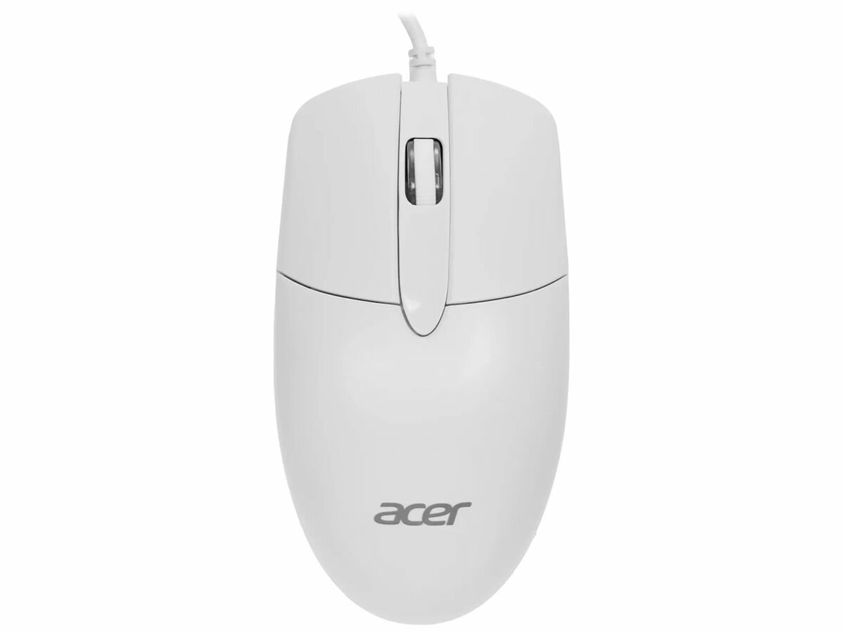 Мышь проводная Acer OMW300, 1200dpi, Белый ZL. MCECC.01V