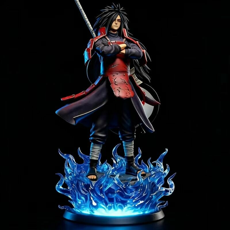 Фигурка аниме Наруто Мадара Учиха ; Naruto Madara Uchiha фигурки ; коллекционная статуэтка для рабочего стола, украшение для стола, 1 шт. (Высота 25 см) коллекционная статуэтка 25 см аниме фигурка для стола украшение на стол