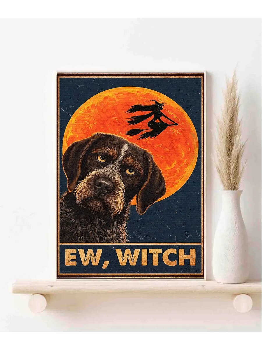 Немецкий жесткошёрстный пойнтер, EW Witch, Плакат 30x42см