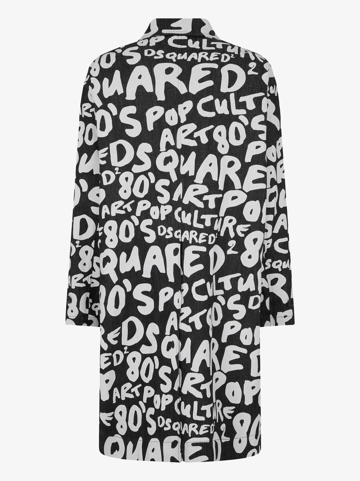 Пальто DSQUARED2 Logo-print single-breasted coat, размер 50 — фото 1