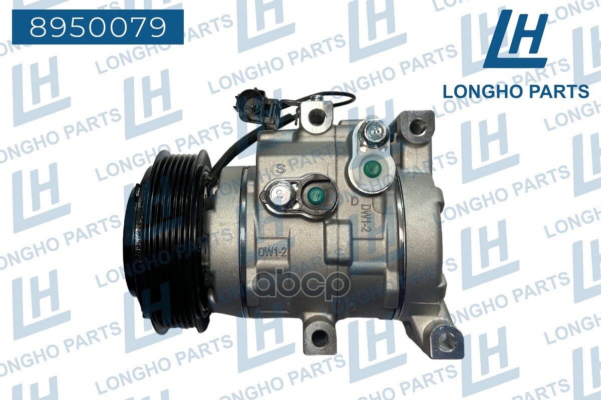 Компрессор кондиционера SOLARIS / KIA RIO 10- Longho арт. 8950079