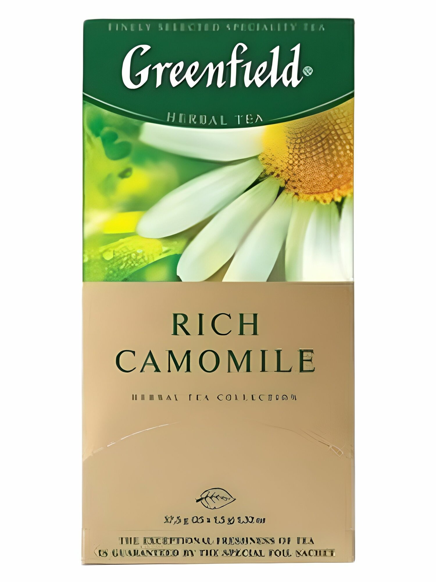 Чай в пакетиках травяной Greenfield Rich Camomile(Рич Камомайл), 25 пак.