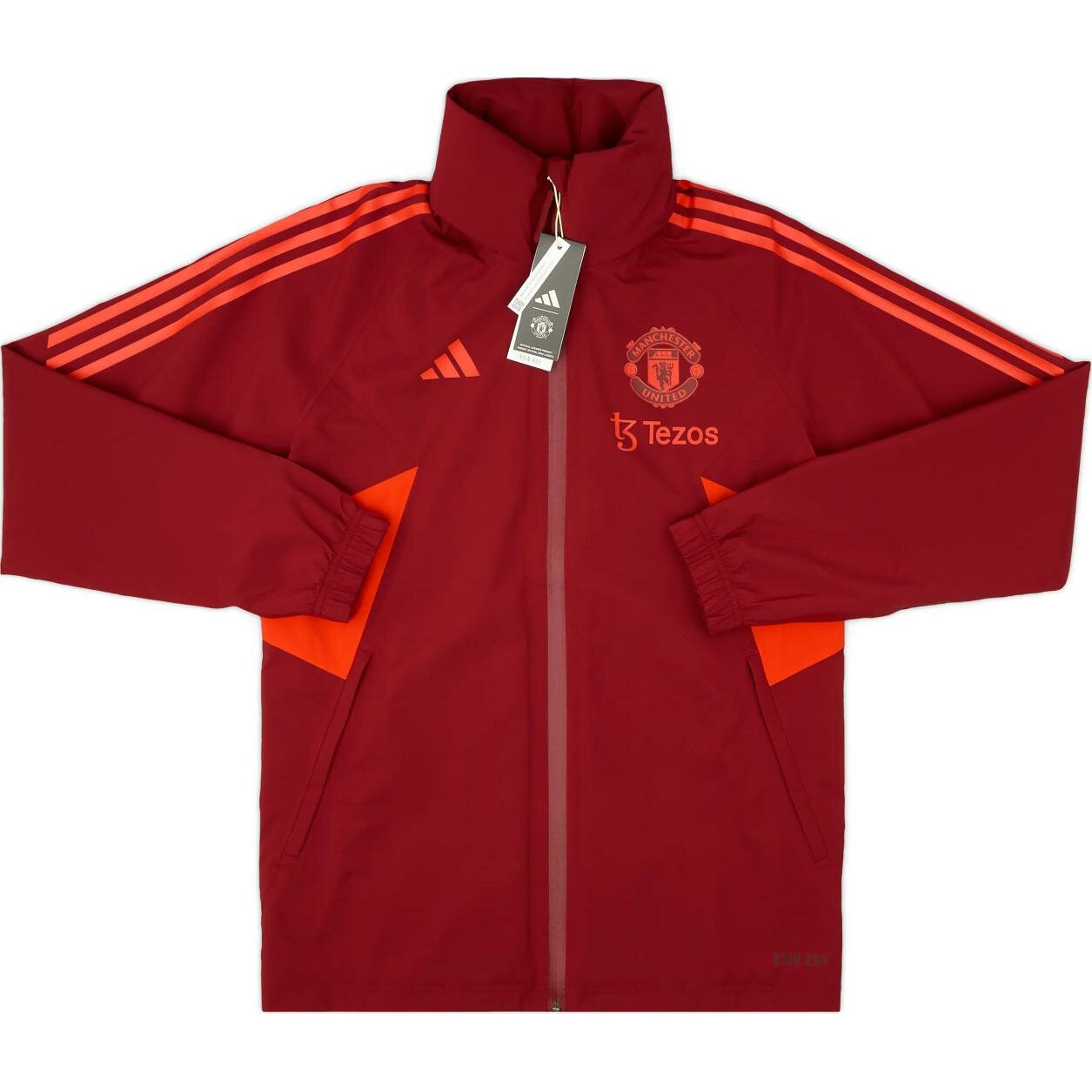 Куртка adidas, размер S, красный