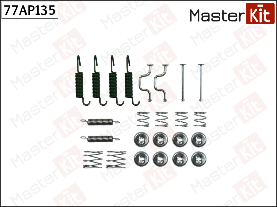 Комплект установочный барабанных колодок Master Kit 77AP135