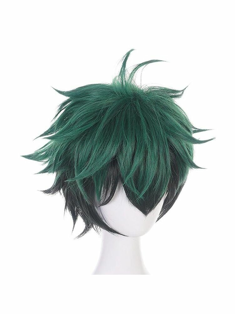 Парик Изуку Медория косплей Аниме Моя Геройская Академия/My Hero Academia Midoriya Izuku Cosplay wigs, Для фанатов Подарки