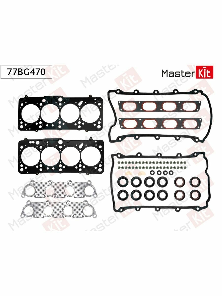 Комплект прокладок ГБЦ для а/м VW Touareg / Фольксваген Туарег, MasterKit 77BG470