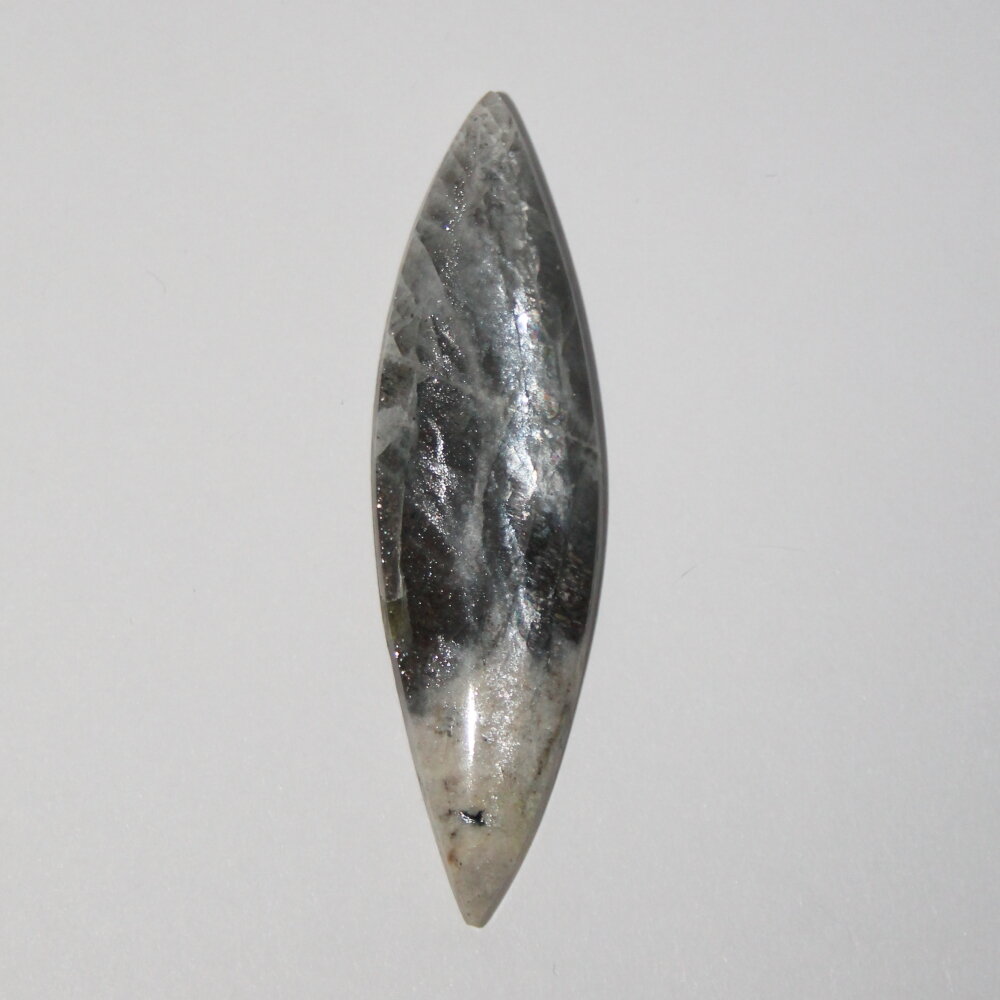 Солнечный камень кабошон, натуральный камень, 64х18х4 мм, Урал, "True Stones"