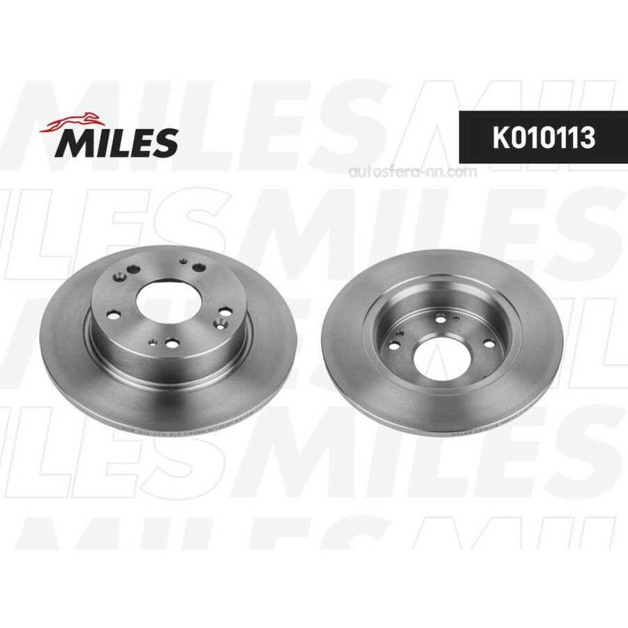 MILES K010113 Диск тормозной задний