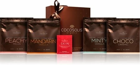 Набор парфюмерный Cocosolis Luxury Coffee Scrub Box, кофейный скраб, 280 г