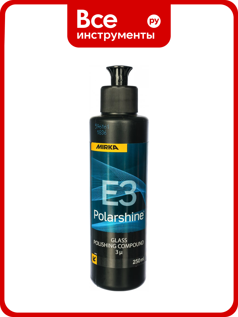 Полировальная паста для стекла Polarshine E3 (0.25 л) MIRKA 7990302511