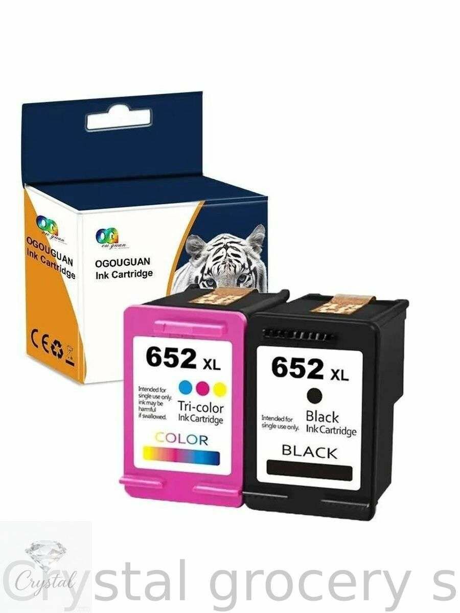 OGUOGUAN HP652 XL Совместимые картриджи для струйных принтеров черные и цветные для HP Deskjet Ink Advantage 1115 2135