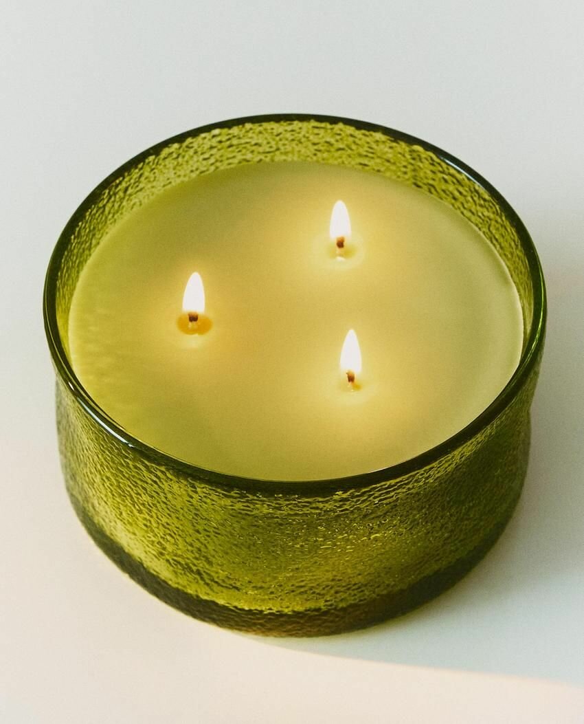 Ароматическая свеча ZARA HOME 5420/705/069 - аромат BERGAMOT & SANDALWOOD (500 г)