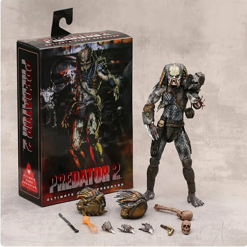 Подвижная Фигурка Хищник 2/ Predator 2 Ultimate Elder Predator 18cm