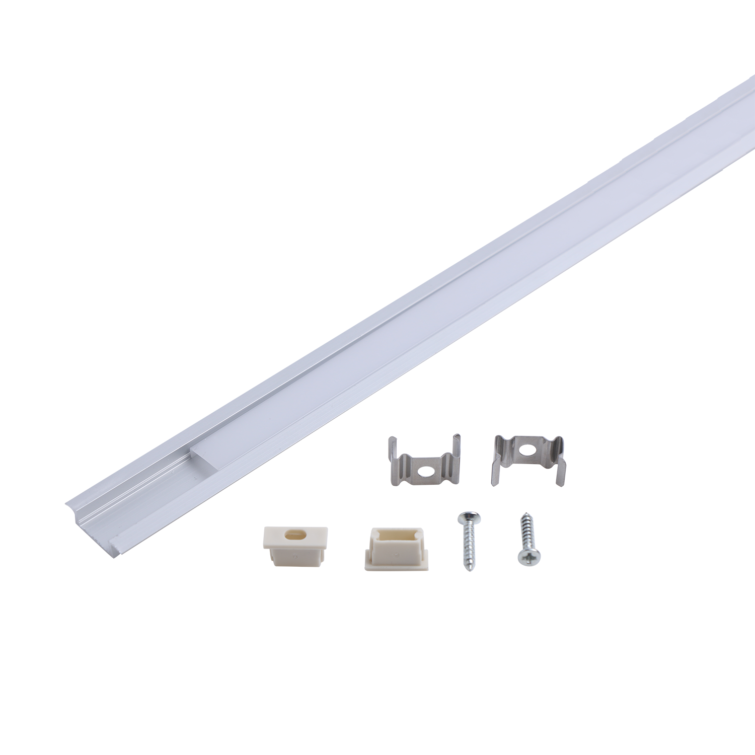 Профиль для ленты Gauss LED врезной глубина 6mm - 2m 1/80