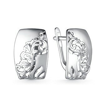 Серьги JEWELIN, серебро, 925 проба