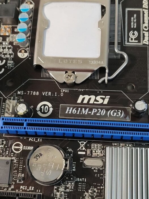 Материнская плата 1155 MSI H61M-P20 (G3)