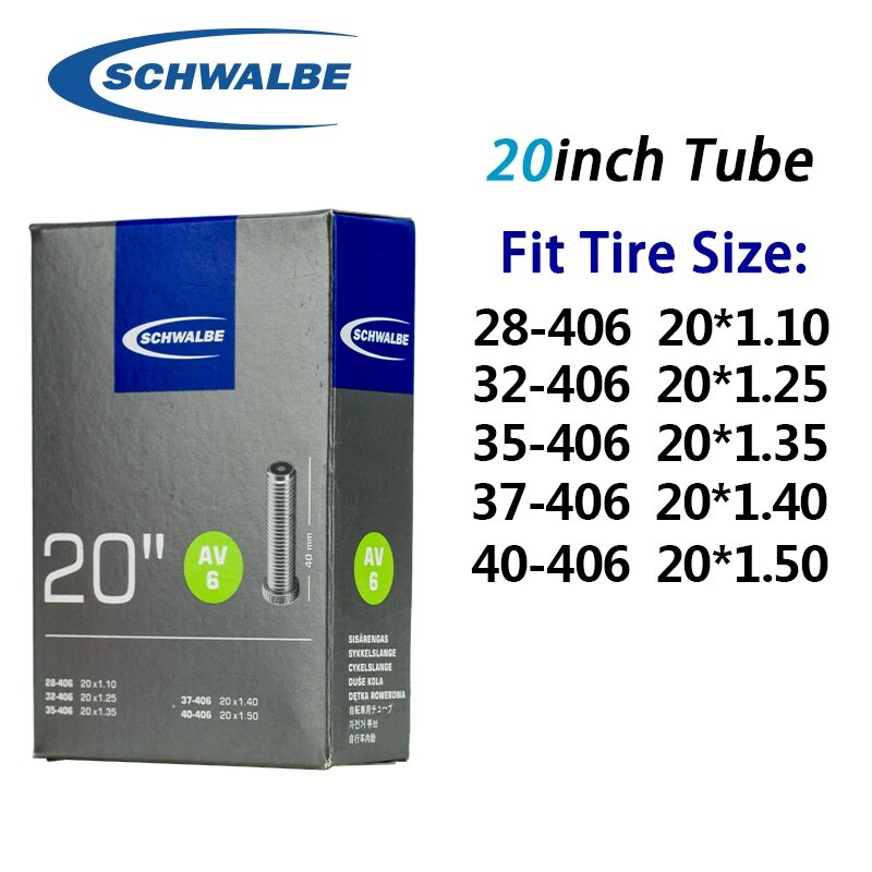 Шины шины Schwalbe велосипедные ультралегкие, камеры 20 дюймов, AV/SV, для горных и шоссейных велосипедов, запчасти, оборудование