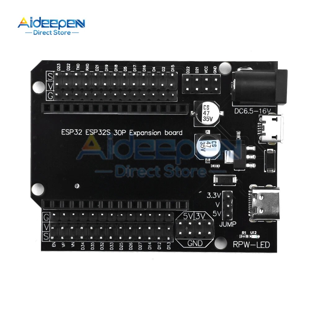 Aideepen панель питания ESP32 DEVKIT V1 — фото 1