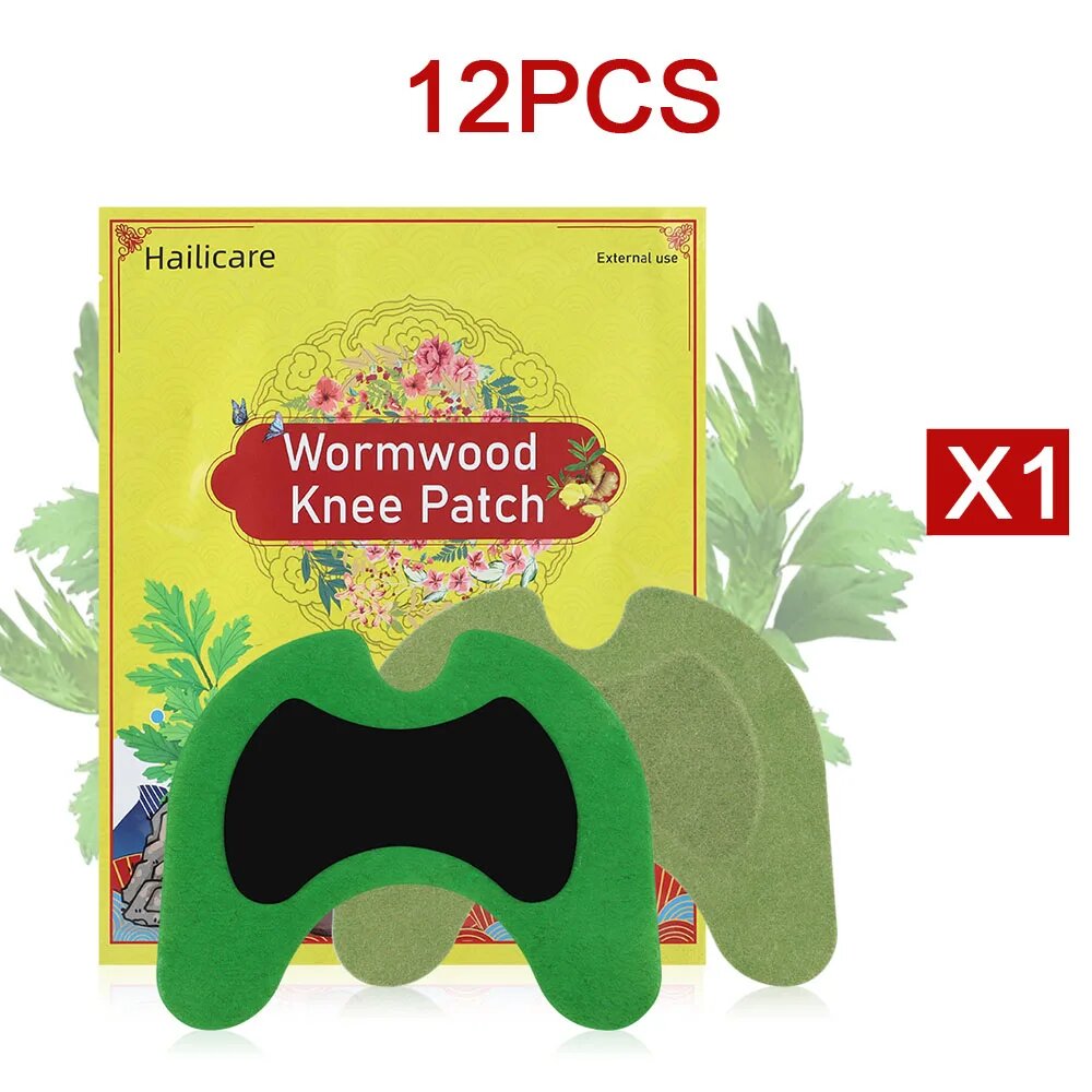 Пластырь для коленей с полынью Hailicare (12шт)