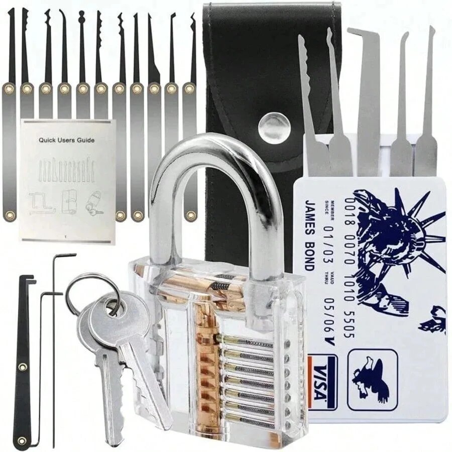 Набор для вскрытия замков из нержавеющей стали 36 предметов 24pcs SET
