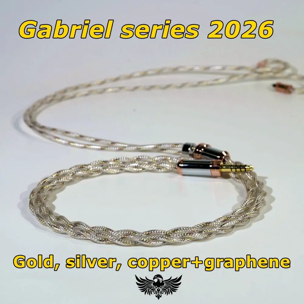 Кабель для наушников Gabriel графеновый MMCX 0.78 мм, 4.4MM