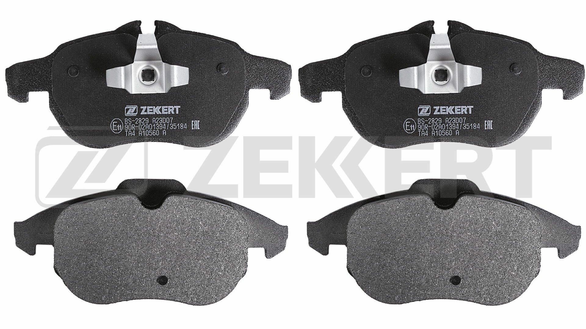 Колодки тормозные передние для Opel Astra H III (с 2005 г), Vectra C III (с 2002 г), Signum (с 2003 г), Fiat Croma 194 (с 2005 г) дисковые арт bs-2829