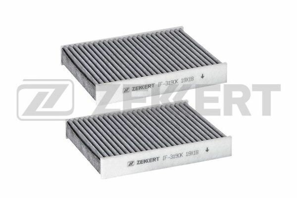 Zekkert Фильтр салонный угольн. Citroen C3 II 09- C4 14- DS3 09- Peugeot 2008 13- 207 06-