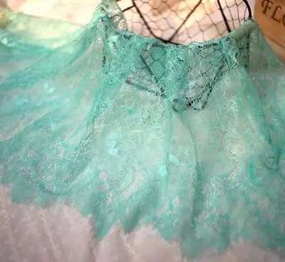 Кружево полиэстер 3 метра Бирюзовый, mint green