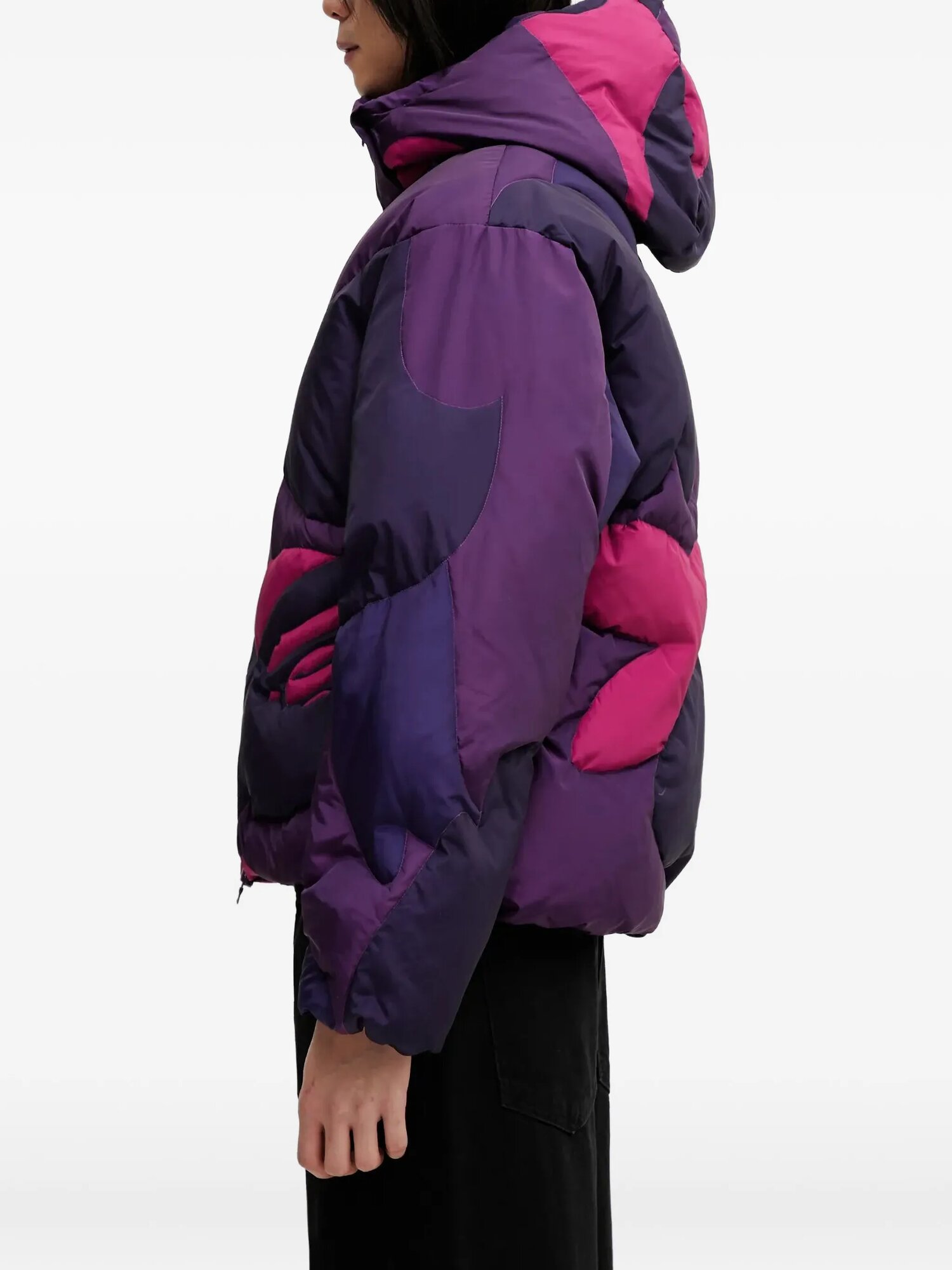 Куртка A BATHING APE Mega Color Camo patterned hooded jacket, размер 48, фиолетовый — фото 1