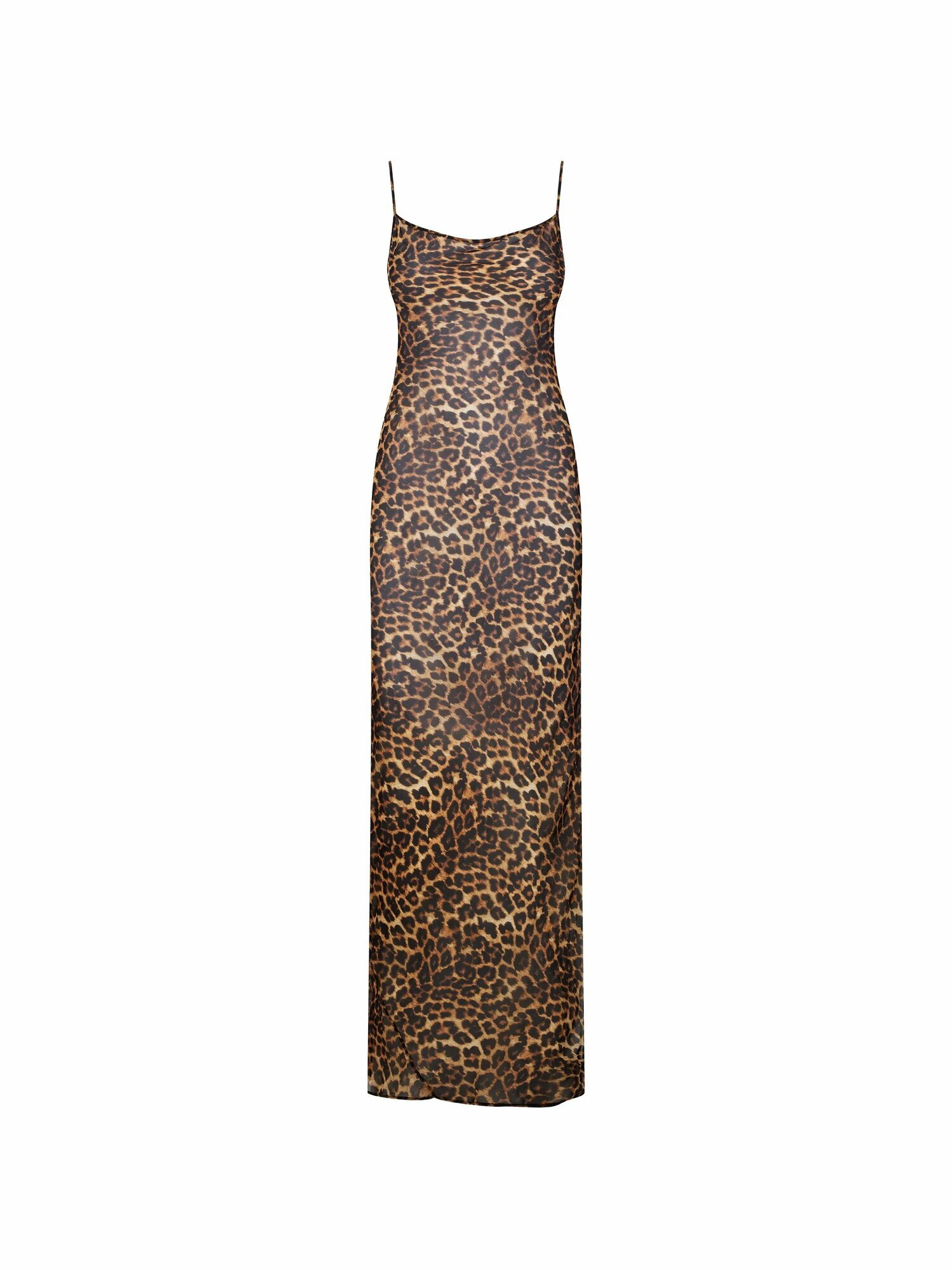 Платье Leopard-print backless dress