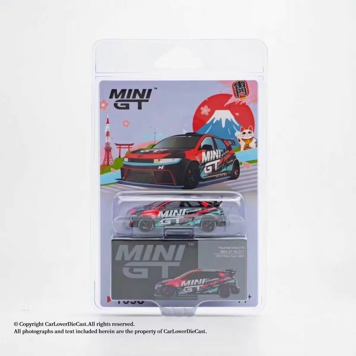 Машинка MINI GT MODEL 1:64 #1098 Hyundai Ioniq 5 N Blister Packaging Die-cast Alloy Model Collection Toy Children Gifts
