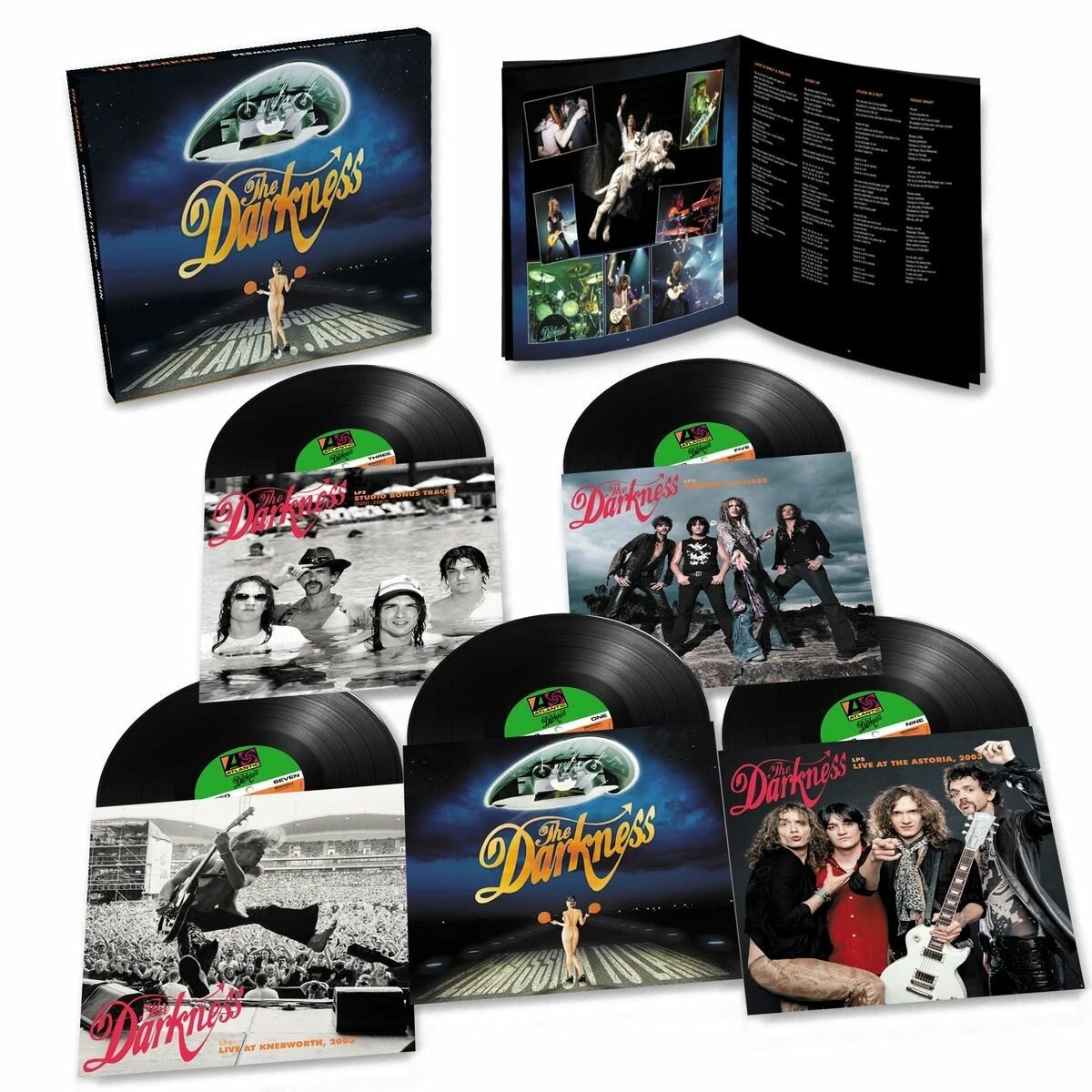 Виниловая пластинка The Darkness - Permission To Land. Again (5LP Box Set) Limited, 2023