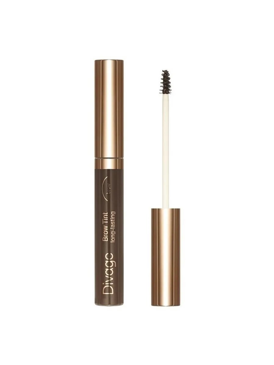 Тушь для бровей Divage Brow Tint long-lasting тон 02 темно-к