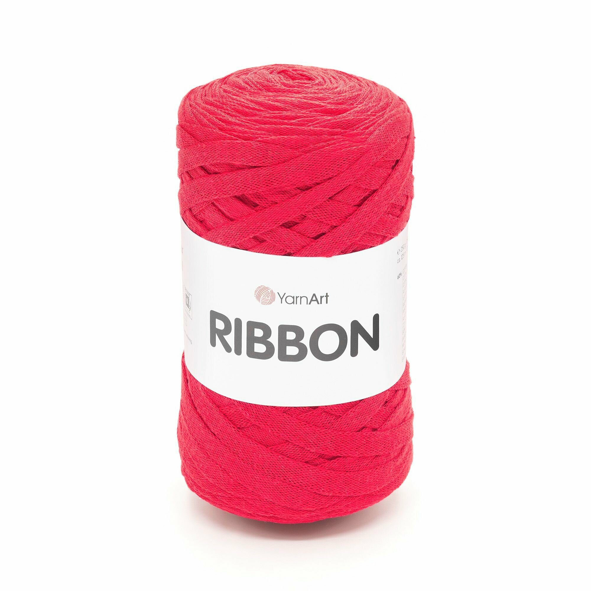 Пряжа YarnArt Ribbon 773 (1 моток, 250г/125м) красный