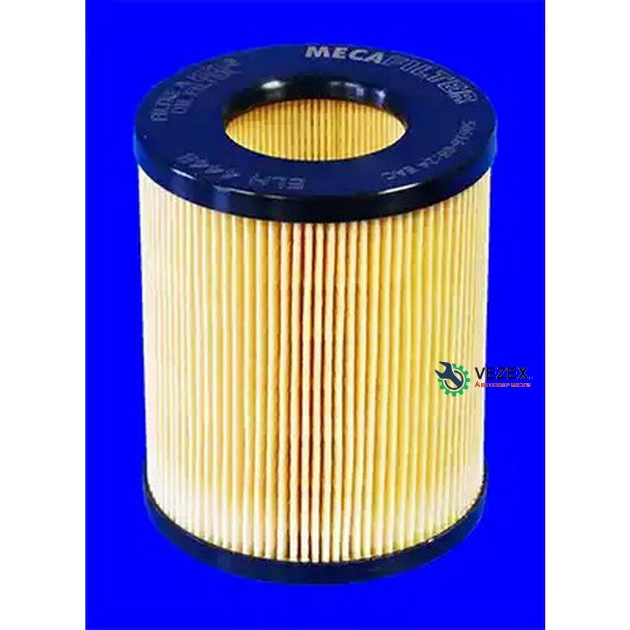 MECA-FILTER ELH4448 Фильтр масляный вставка PEUGEOT: 407 | 04>