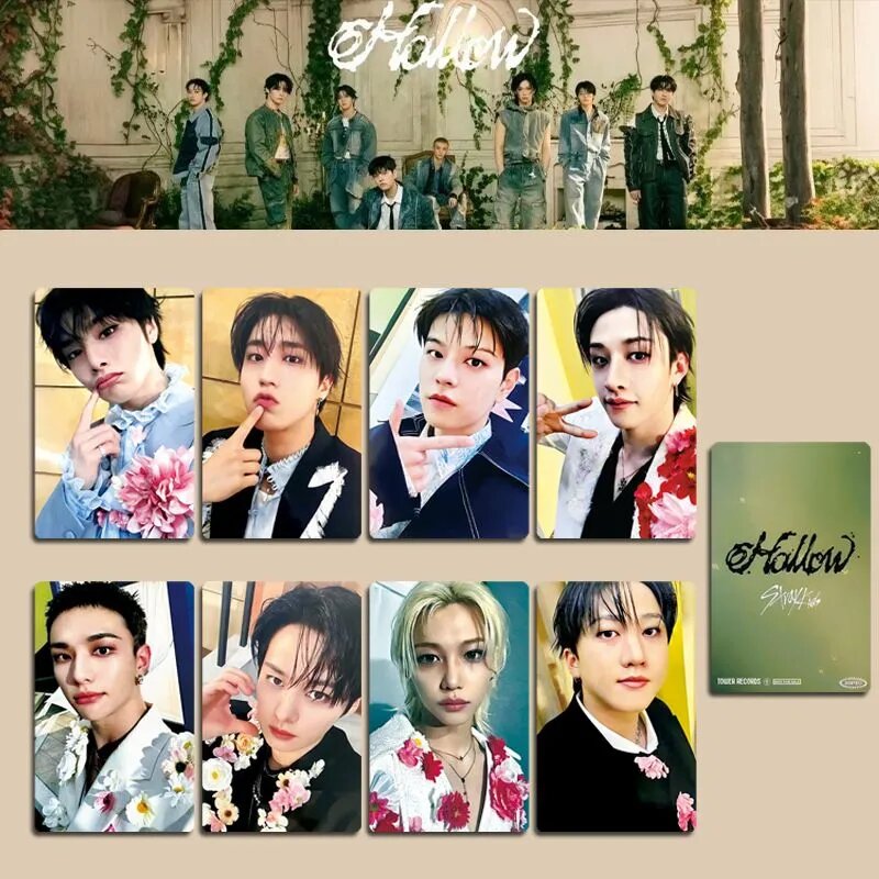 Карточки Stray Kids Hollow Straykids Коллекционная карточка кпоп карты 54 * 86 мм 8 шт