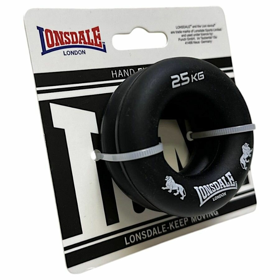 Кистевой эспандер Lonsdale 25 кг. чер. (2 шт)