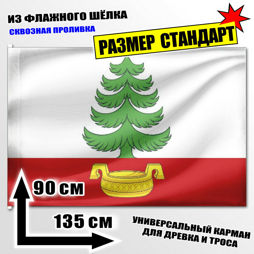 Флаг Правдинского 135x90 см.