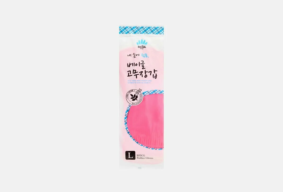 Myungjin Mj beigle gloves, L Хозяйственные перчатки Розовый