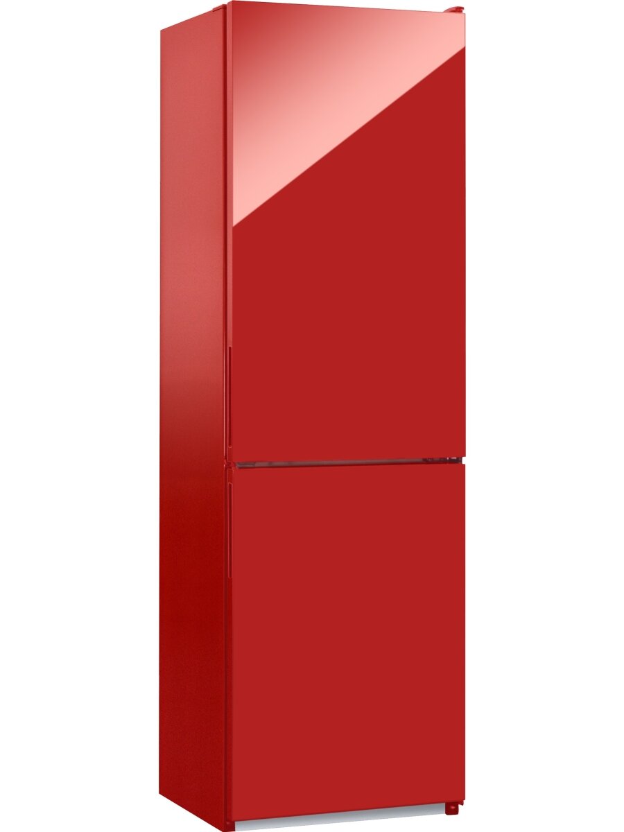 Холодильник NORDFROST NRG 152 R двухкамерный, 320 л объем, красное стекло