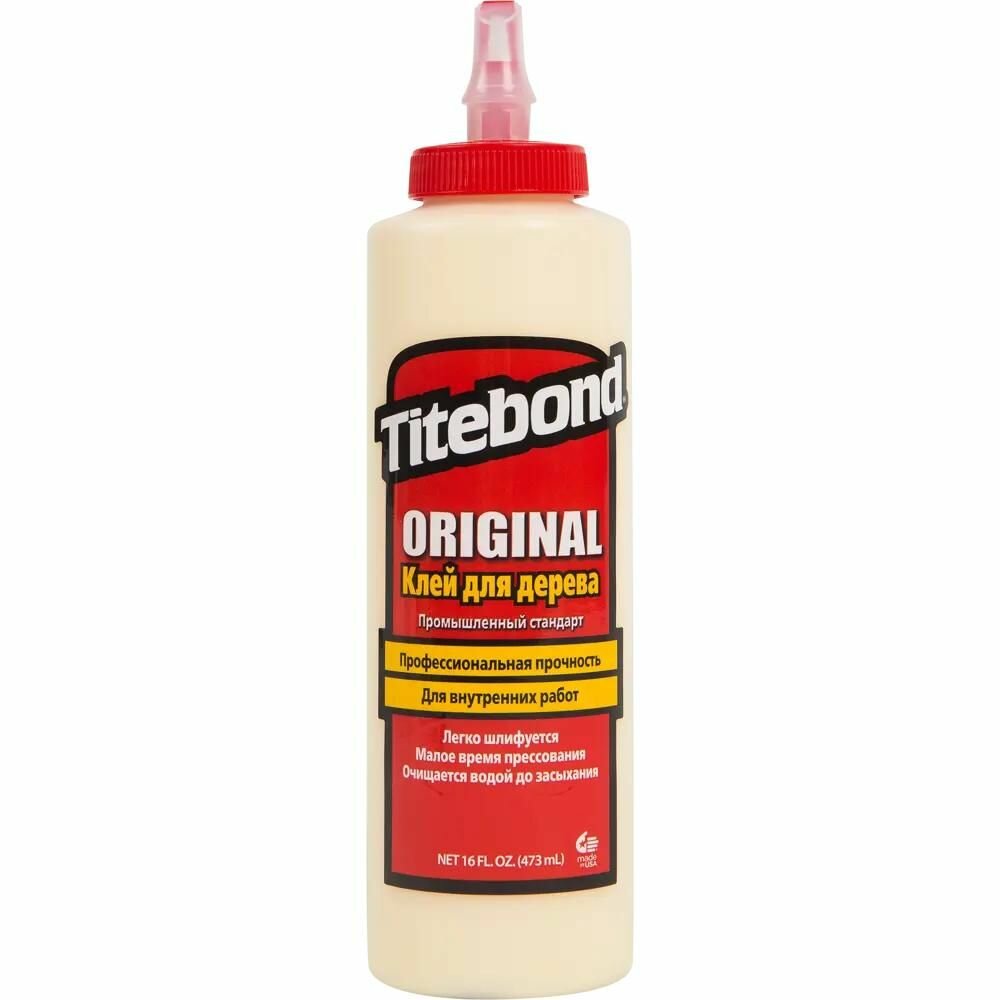 Клей столярный Titebond Original Wood Glue цвет кремовый 473 мл