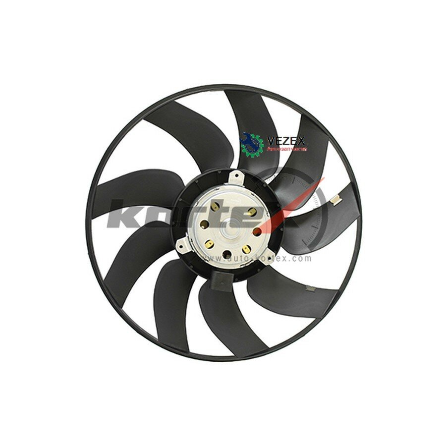 KORTEX KFD004 Вентилятор радиатора Audi A4 (07-)A6 (11-)Q5 (08-) (LFc 18400) KFD004