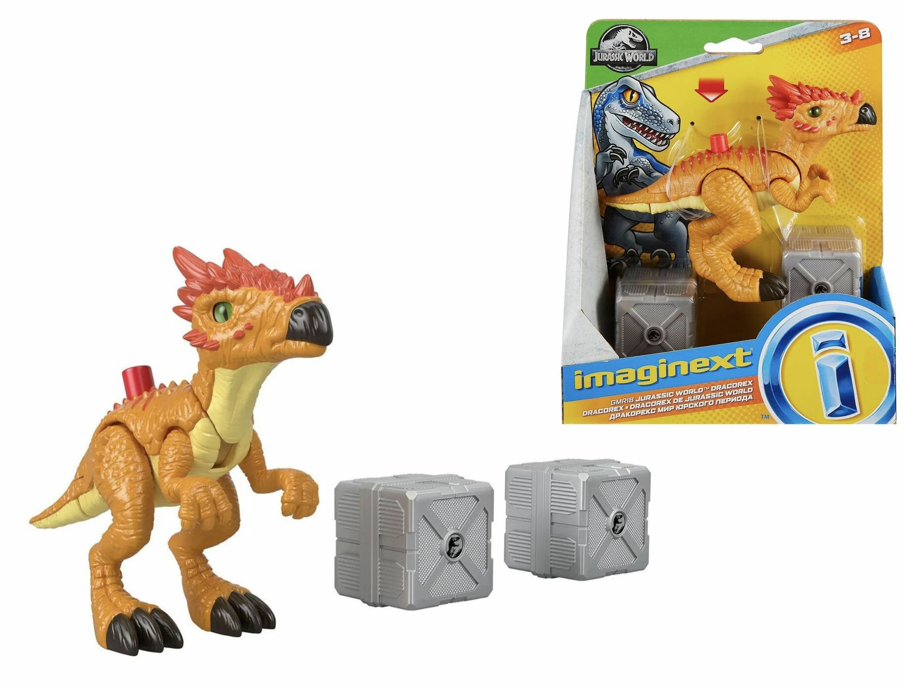 Фигурка динозавра дракорекс Мир Юрского периода IMAGINEXT Dracorex Jurassic World GMR18