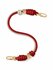 Сумка MAISON de SABRE Twist knotted leather bag strap, красный