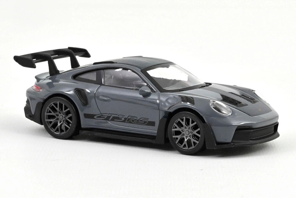 Модель коллекционная Porsche 911 GT3 rs coupe weissach pack (992) 2022 grey / порше 911 ГТ3 rs купе вайсах пак 992 серый