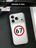 Чехол на Apple iPhone 17 Pro / Айфон 17 Про с принтом Знак 67, прозрачный